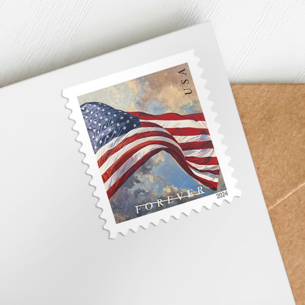 U.S. Flags 2024 Stamps, Book of 20 – Stamp Collect Shop